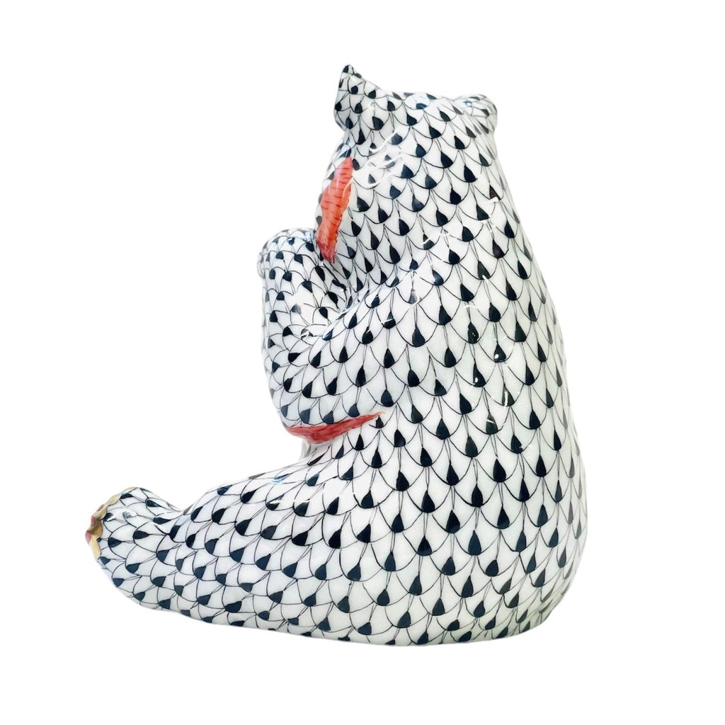 Herend Panda Bear Fishnet Figurine – SinclairsCollectables