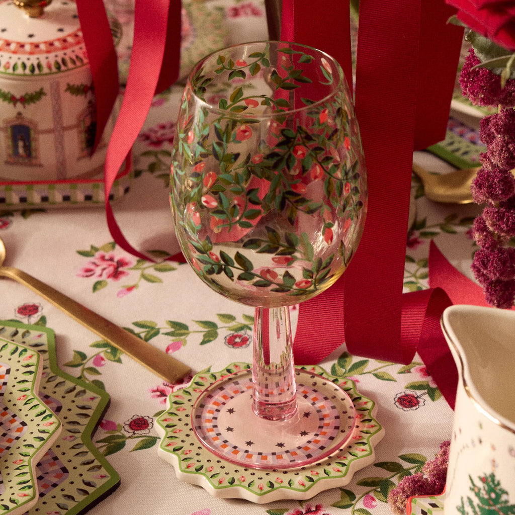 Cath Kidston Dolly Rose Wine Glasses, Set of 2 – SinclairsCollectables