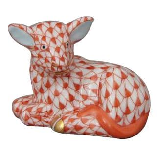 Herend Miniature Calf Fishnet Figurine – SinclairsCollectables