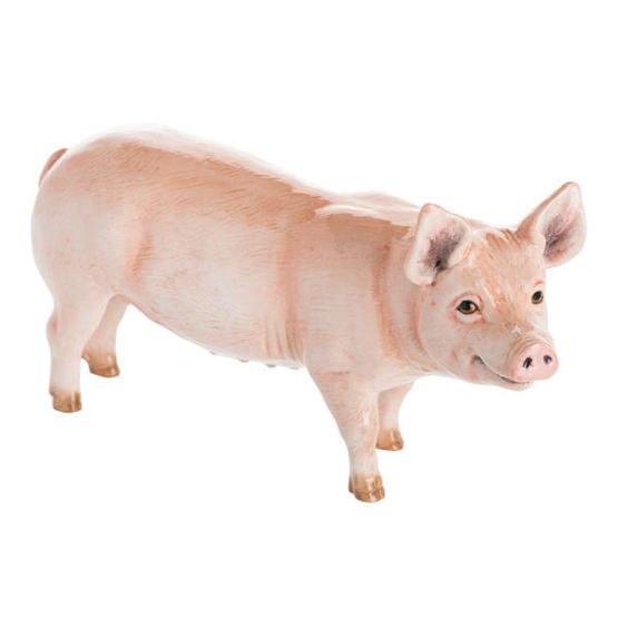 John Beswick Farmyard - White Pig – SinclairsCollectables